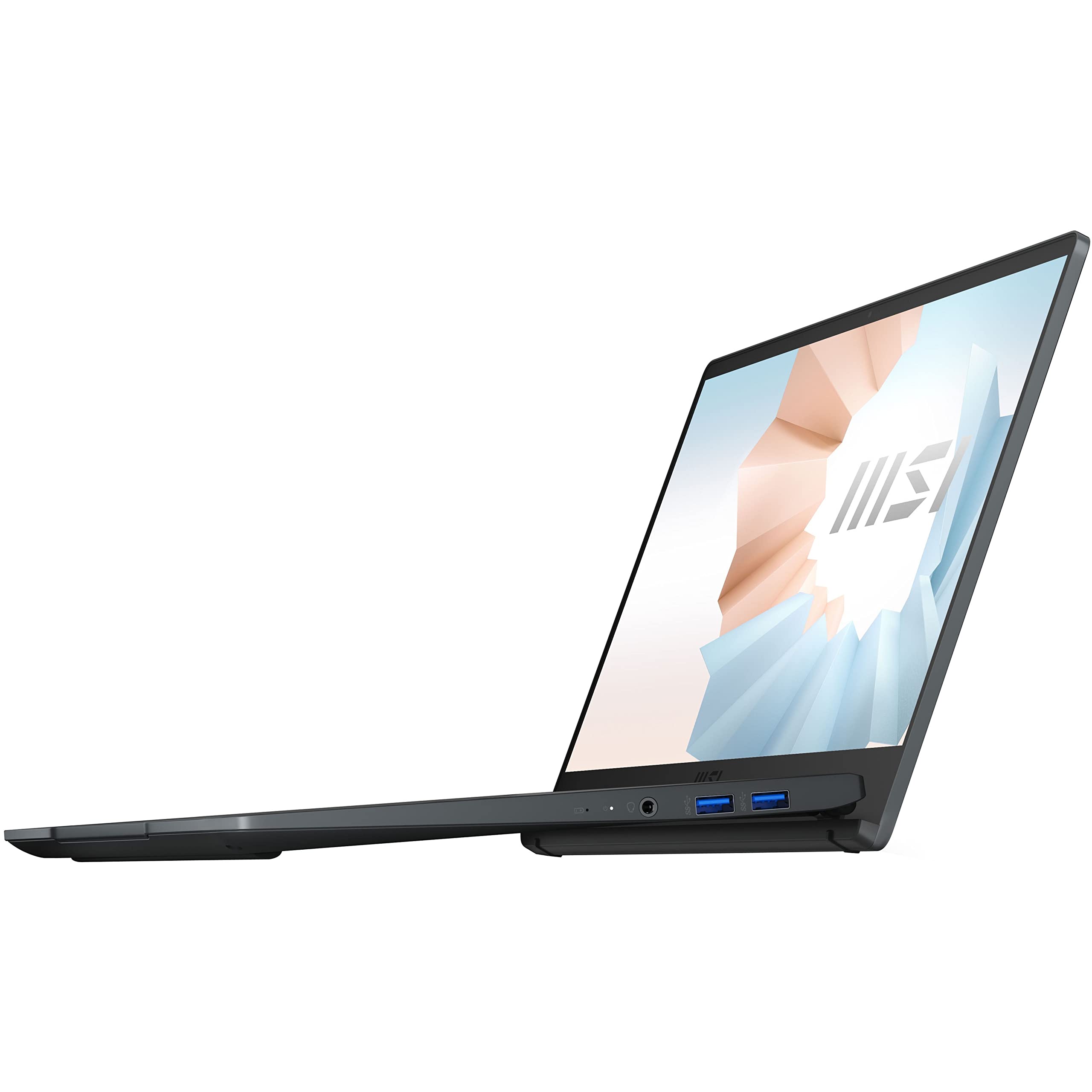 MSI Modern 14 14" Ultra Thin and Light Professional Laptop Intel Core i7-1195G7 Iris Xe 8GB 512GB NVMe SSD Win11 - Gray (B11MOU-1025)