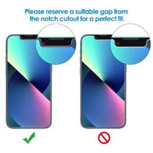 JETech Privacy Screen Protector Compatible with iPhone 13 mini 5.4-Inch, Anti Spy Tempered Glass Film, Case Friendly, 2-Pack