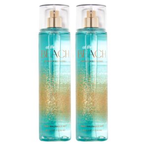 Bath and Body Works At the Beach Fine Fragrance Mist - Value Pack Lot of 2 (At the Beach)