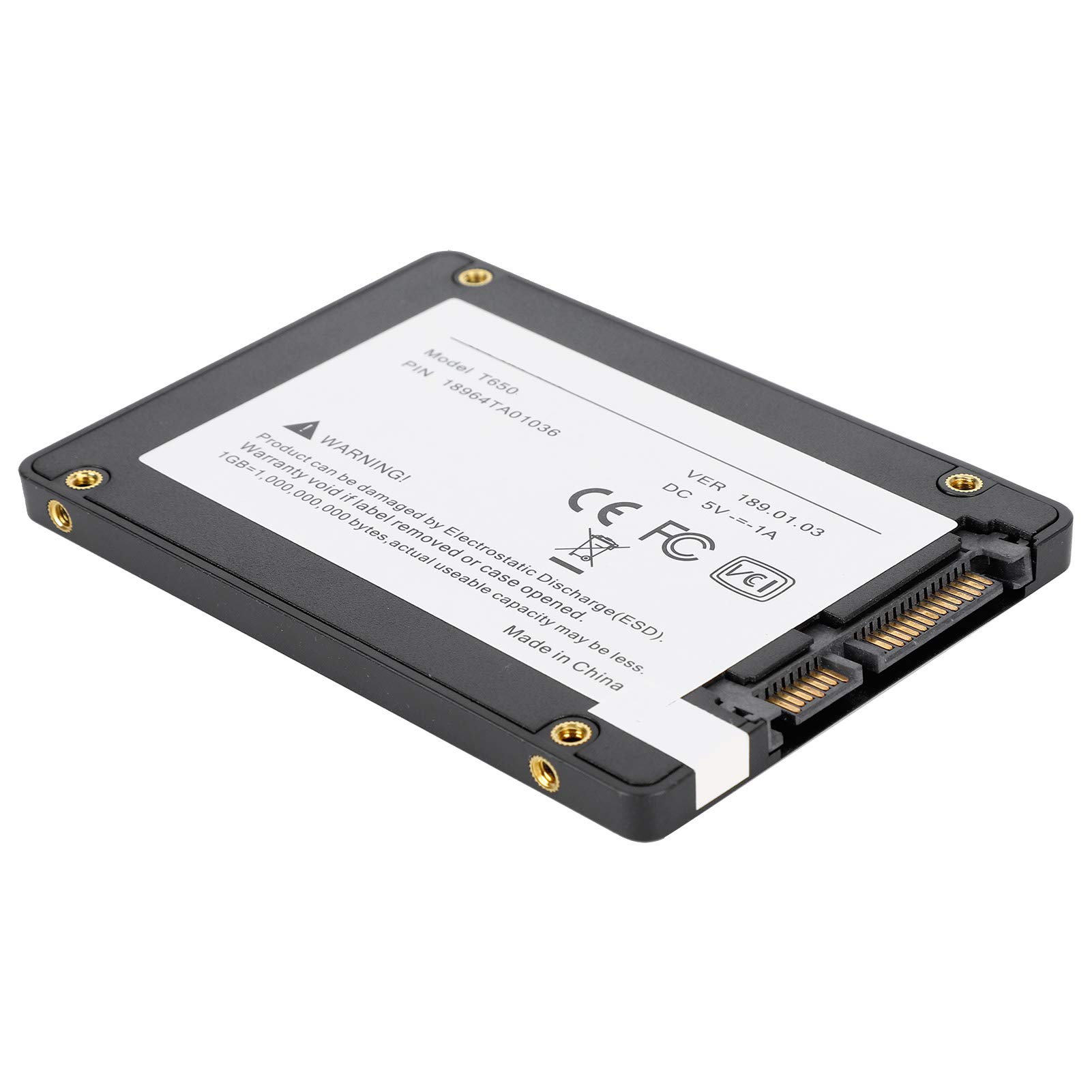 Qinlorgo Solid State Hard Disk, Solid State Drive Firm Sturdy Professional for Laptop Desktop Computer(#2)