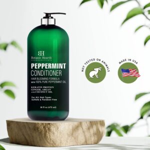 Botanic Hearth Peppermint Conditioner (16 oz) and Tea Tree Shampoo (16 oz) Bundle