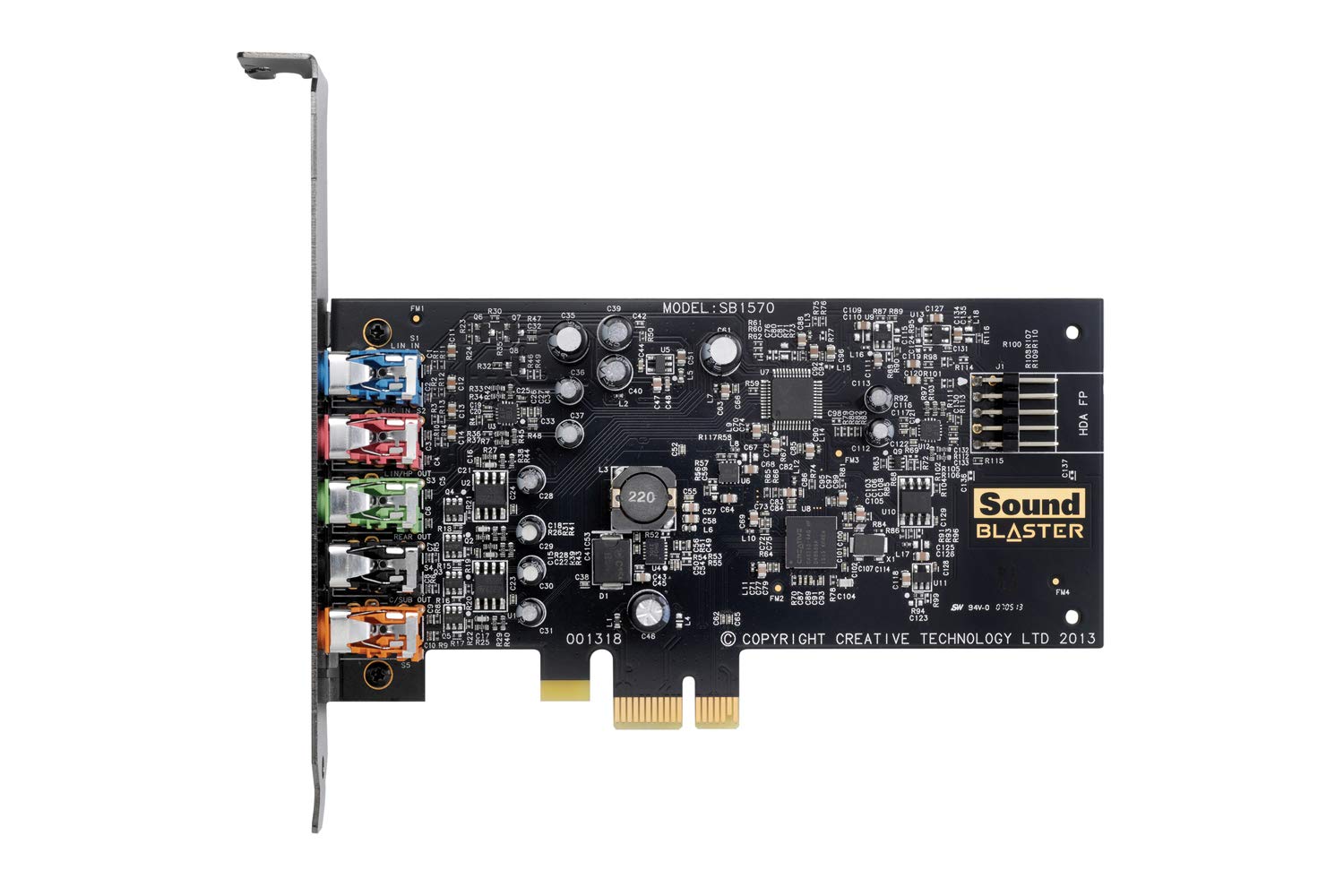 Creative Sound Blaster Audigy FX PCIe 5.1 Internal Sound Card with High Performance Headphone Amp for PCs