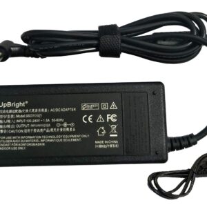 UpBright 24V 2.5A AC/DC Adapter Compatible with Samsung HW-H355 HW-H370 HW-H450 HW-H550 HW-K550/ZA HW-H551 HW-K551/EN HW-H570 Soundbar A6024_FPN A6024_DSM BN44-00639A 24VDC Power Supply Cord Charger