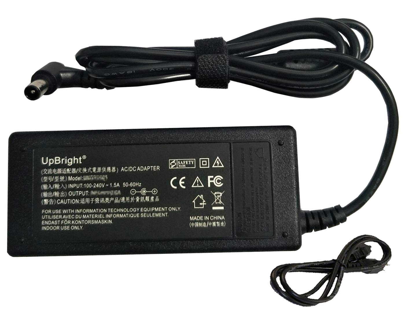 UpBright 24V 2.5A AC/DC Adapter Compatible with Samsung HW-H355 HW-H370 HW-H450 HW-H550 HW-K550/ZA HW-H551 HW-K551/EN HW-H570 Soundbar A6024_FPN A6024_DSM BN44-00639A 24VDC Power Supply Cord Charger