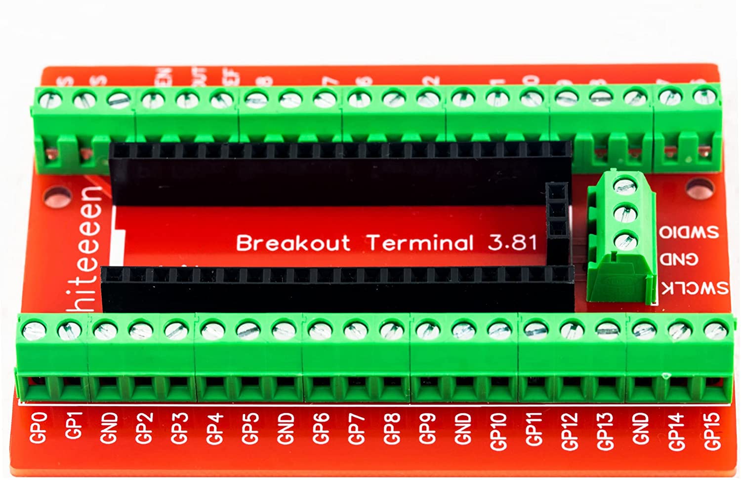 Compatible for pi pico io breakout board 3.81mm terminal for raspberry pi pico (0.15" Terminal 1pcs)