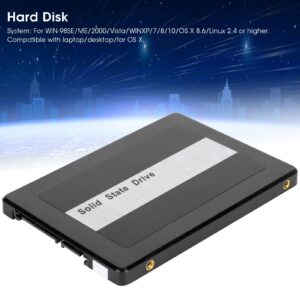 Qinlorgo Solid State Hard Disk, Solid State Drive Firm Sturdy Professional for Laptop Desktop Computer(#2)