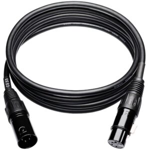 cess-193-6fx1 balance 4-pin xlr male to 4-pin xlr female extension cable, headphone audio extension cable (6 feet, 1-pack)