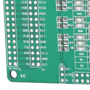 Adapter Board for Raspberry Pi, Test Board for Raspberry Pi IO Port Adapter Sensor Test Module Board for Test The Working Status