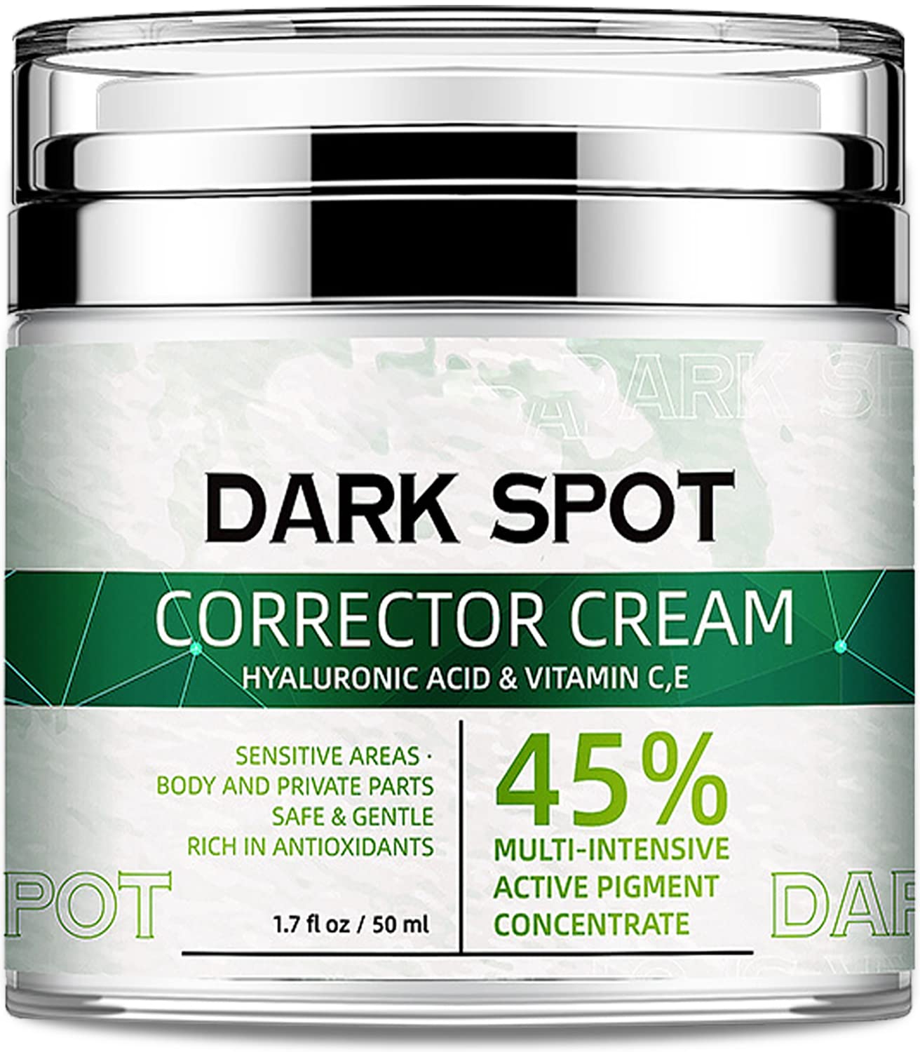 ASHUDAN Dark Spot Remover for Face, Dark Spot Corrector Cream, Sun Spot, Melasma, Freckle, Age spot Removal for Women and Men | Improves Hyperpigmentation - 1.7 Fl Oz