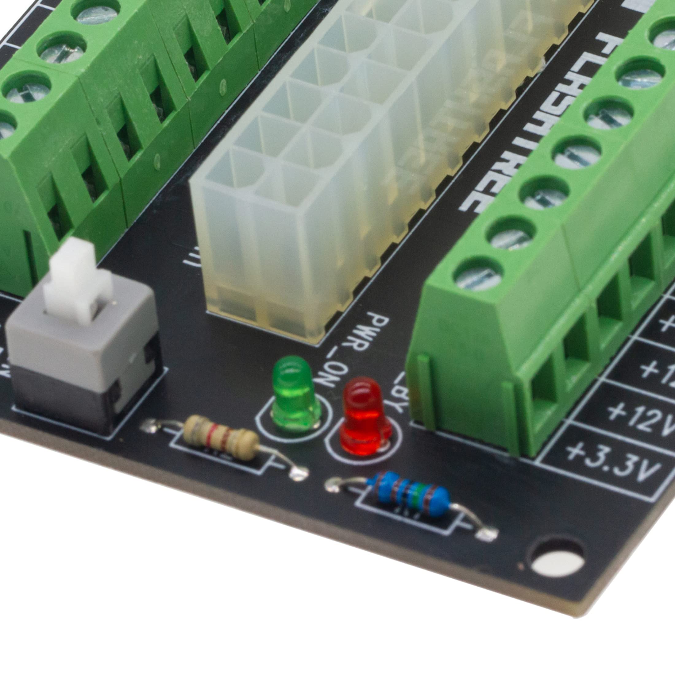 risingsaplings ATX DC Power Supply Breakout Board 24/20-pin