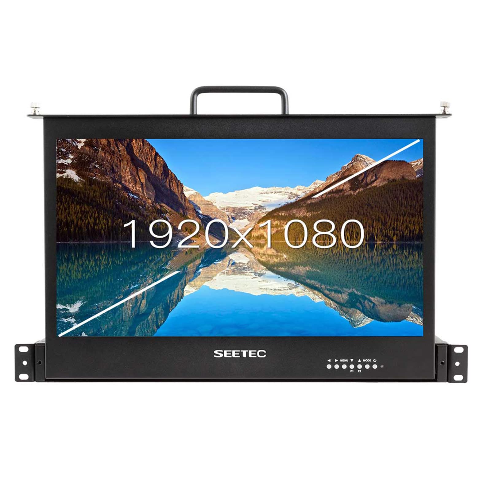 SEETEC 17.3 Inch Monitor 1RU Pull Out Rack Mount Monitor Full HD 1920x1080 SC173-HD-56(HDMI)