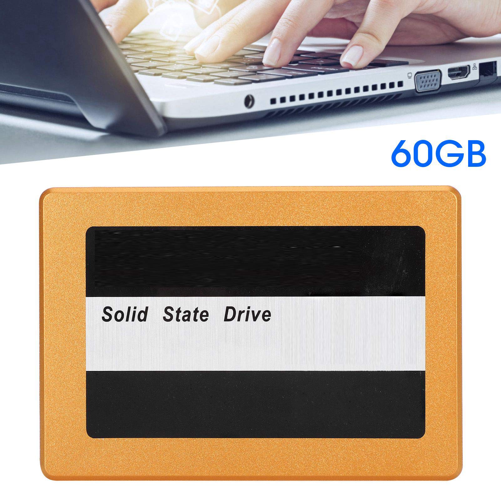 Qinlorgo Solid State Drive, Firm Sturdy Professional Good Performance Solid State Hard Disk Portable for Men Women for Laptop Desktop Computer(#2)