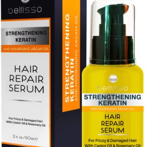 BELLISSO Keratin Shampoo and Conditioner Set and Keratin Hair Serum