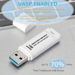 Espeon 250GB Portable SSD Solid State USB Drive, USB 3.2 Gen2 UASP SuperSpeed+. Up to 600MB/s Read, 260MB/s Write - SS+