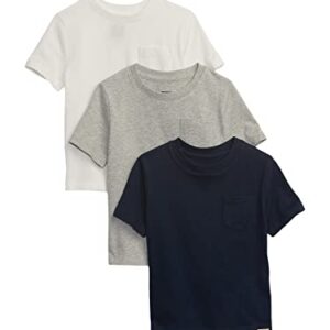 GAP Baby Boys Short Sleeve Pocket T-Shirt T Shirt, Basic Combo, 18-24 Months US