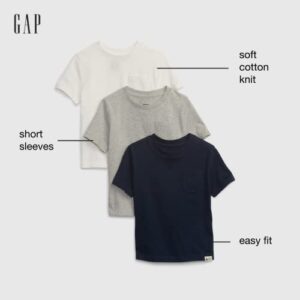 GAP Baby Boys Short Sleeve Pocket T-Shirt T Shirt, Basic Combo, 18-24 Months US