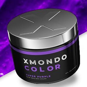 XMONDO Semi Permanent Purple Hair Color with Hyaluronic Acid, Vegetable Proteins, and Bond Boosting - 8oz