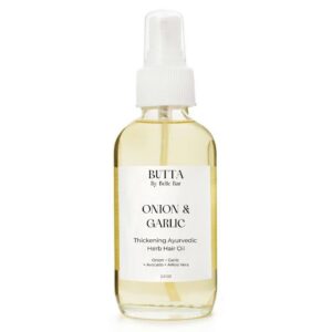 butta by belle bar onion & garlic ayurvedic hair oil