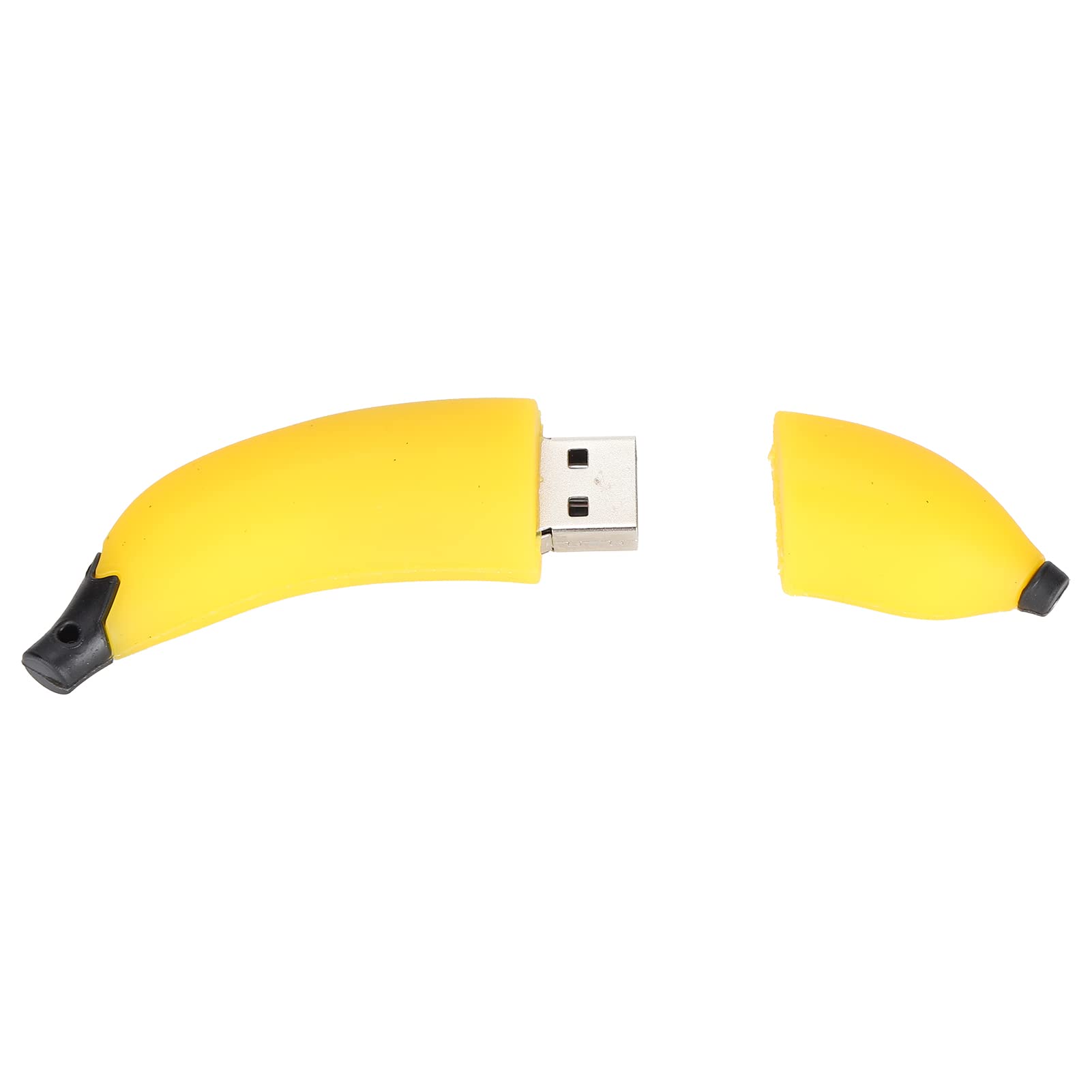 Banana Shape U Disk, PVC+Metal Supports Hot Swappable Cute Flash Drive for Backup Files or Videos(#3)