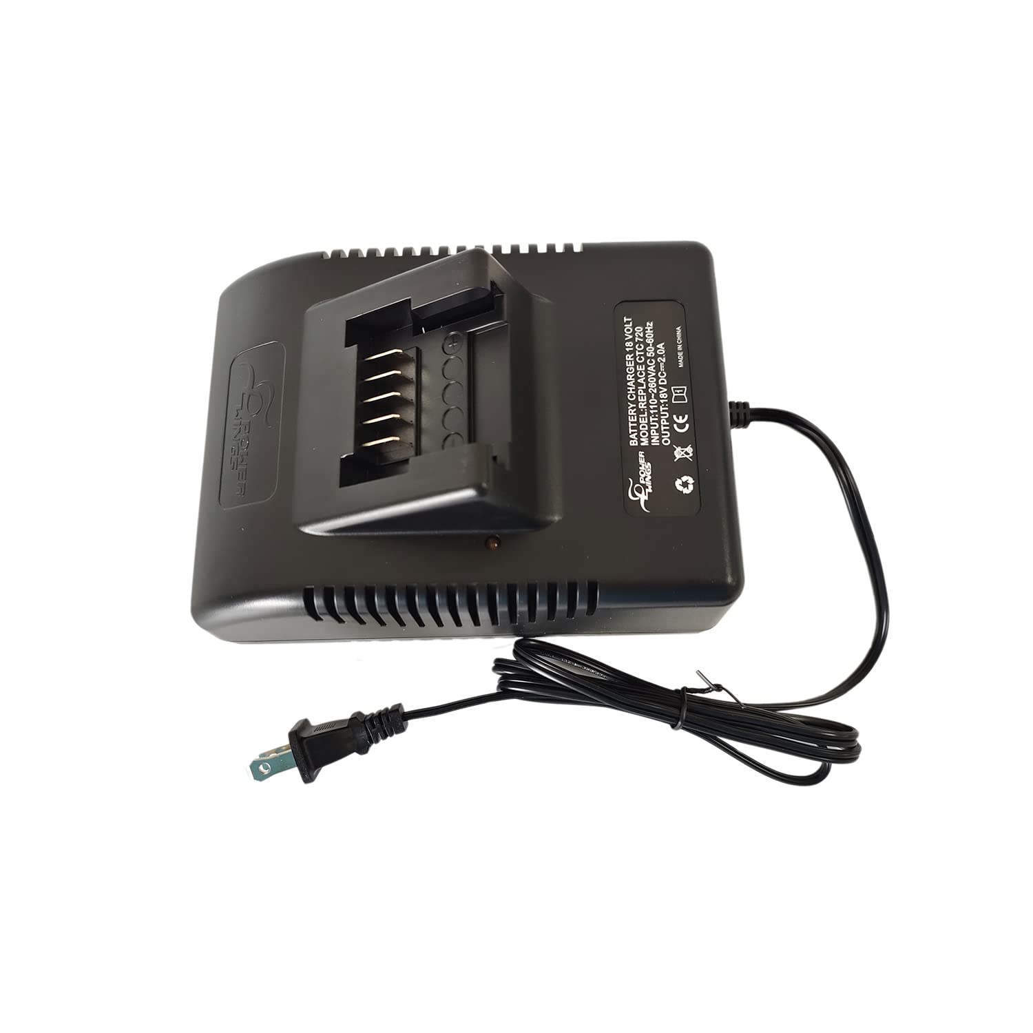 QCZRED 18V CTC720 Charger for Snap on CTB8185 CTB8187 CT7850 CDR7850H CTL7850 CTB7185 Li-ion Battery Tool