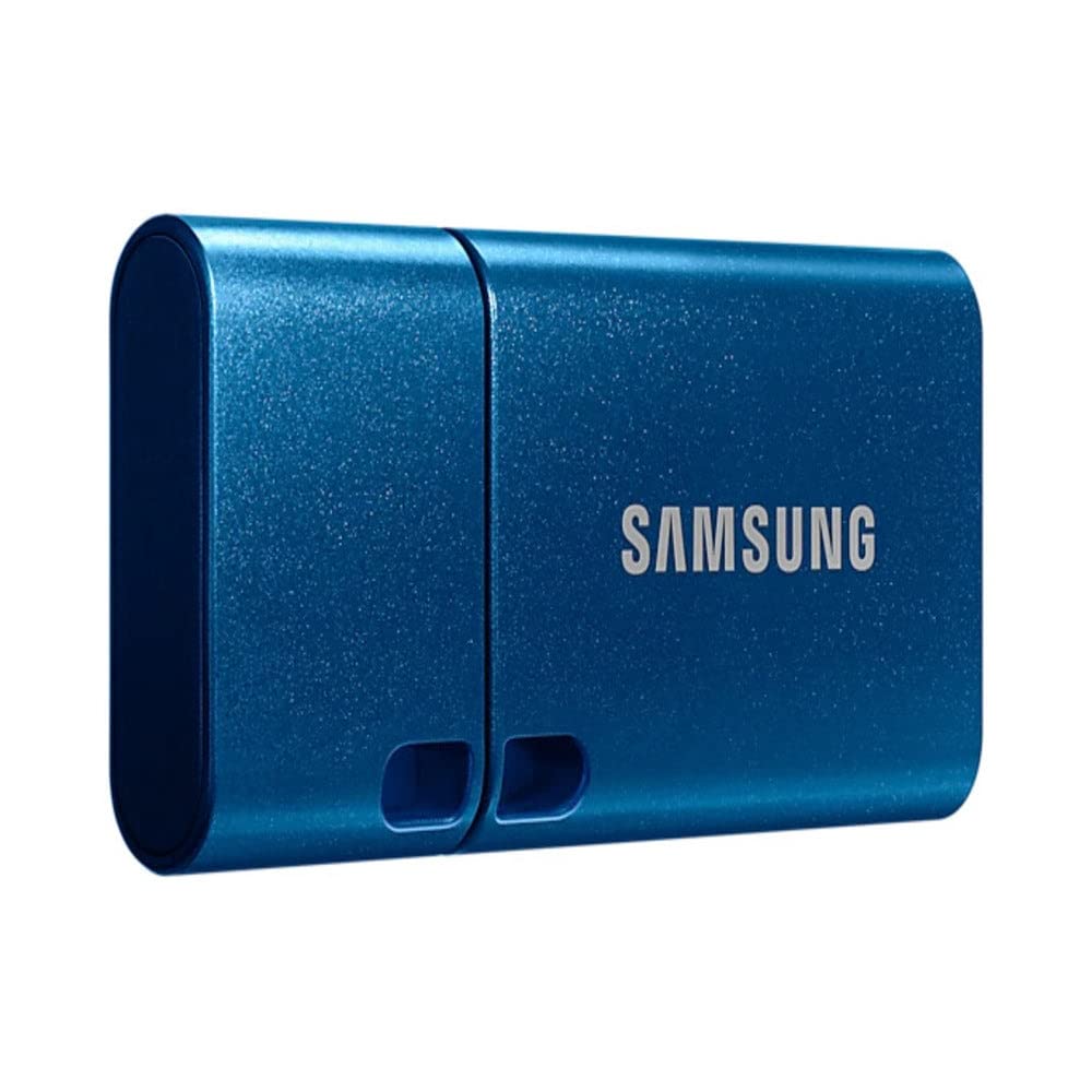 Samsung USB Flash Drive USB C 128GB 400MB/s Read 60MB/s Write USB 3.1 Flash Drive for Notebooks, Tablets and Smartphones, Blue, MUF-128DA/APC