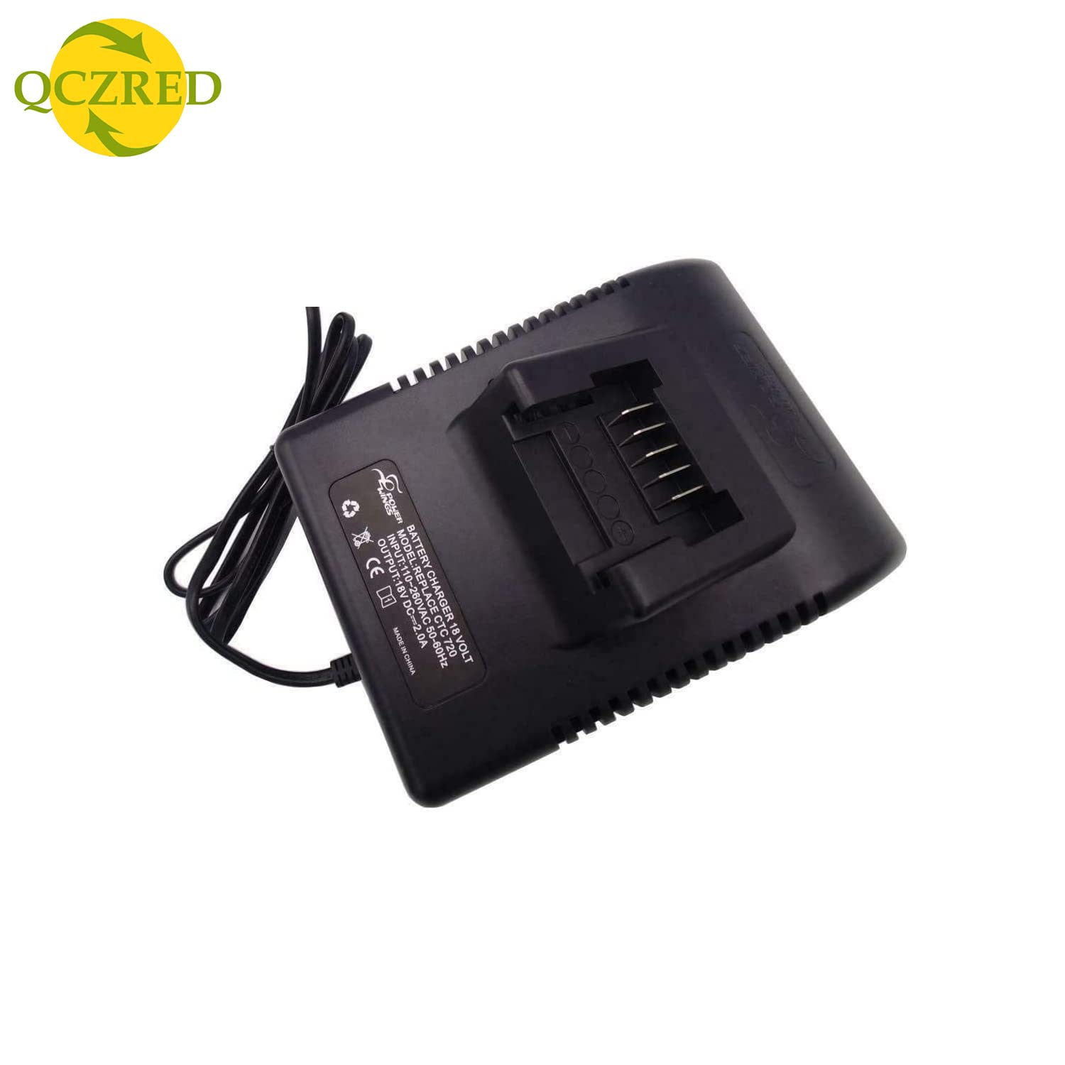 QCZRED 18V CTC720 Charger for Snap on CTB8185 CTB8187 CT7850 CDR7850H CTL7850 CTB7185 Li-ion Battery Tool