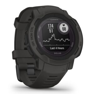 PlayBetter Garmin Instinct 2 Camo (Graphite) Rugged GPS Smartwatch Bundle - Outdoor Military Watch, Multi-GNSS & 24/7 Fitness Tracker, S/M, 40mm - Includes Screen Protectors & Portable Charger