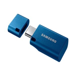 Samsung USB Flash Drive USB C 128GB 400MB/s Read 60MB/s Write USB 3.1 Flash Drive for Notebooks, Tablets and Smartphones, Blue, MUF-128DA/APC