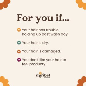 Miribel Naturals Medium Hold Flaxseed Gel for Curly and Wavy Hair | Curl Defining Styling Gel | No Buildup, No Flaking, No Crunch | Light Scent | Vegan and Cruelty-Free