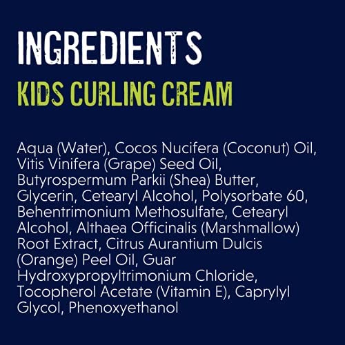 YOUNG KING HAIR CARE Kids Curl Cream for Wavy, Kinky Hair | Defining Cream with Shea Butter and Marshmallow Root to Moisturize & Soften | 8 oz (Pack of 2)