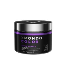 xmondo semi permanent purple hair color with hyaluronic acid, vegetable proteins, and bond boosting - 8oz