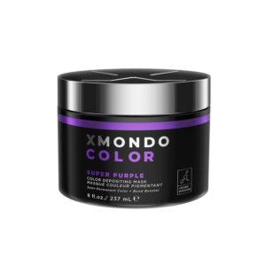 XMONDO Semi Permanent Purple Hair Color with Hyaluronic Acid, Vegetable Proteins, and Bond Boosting - 8oz