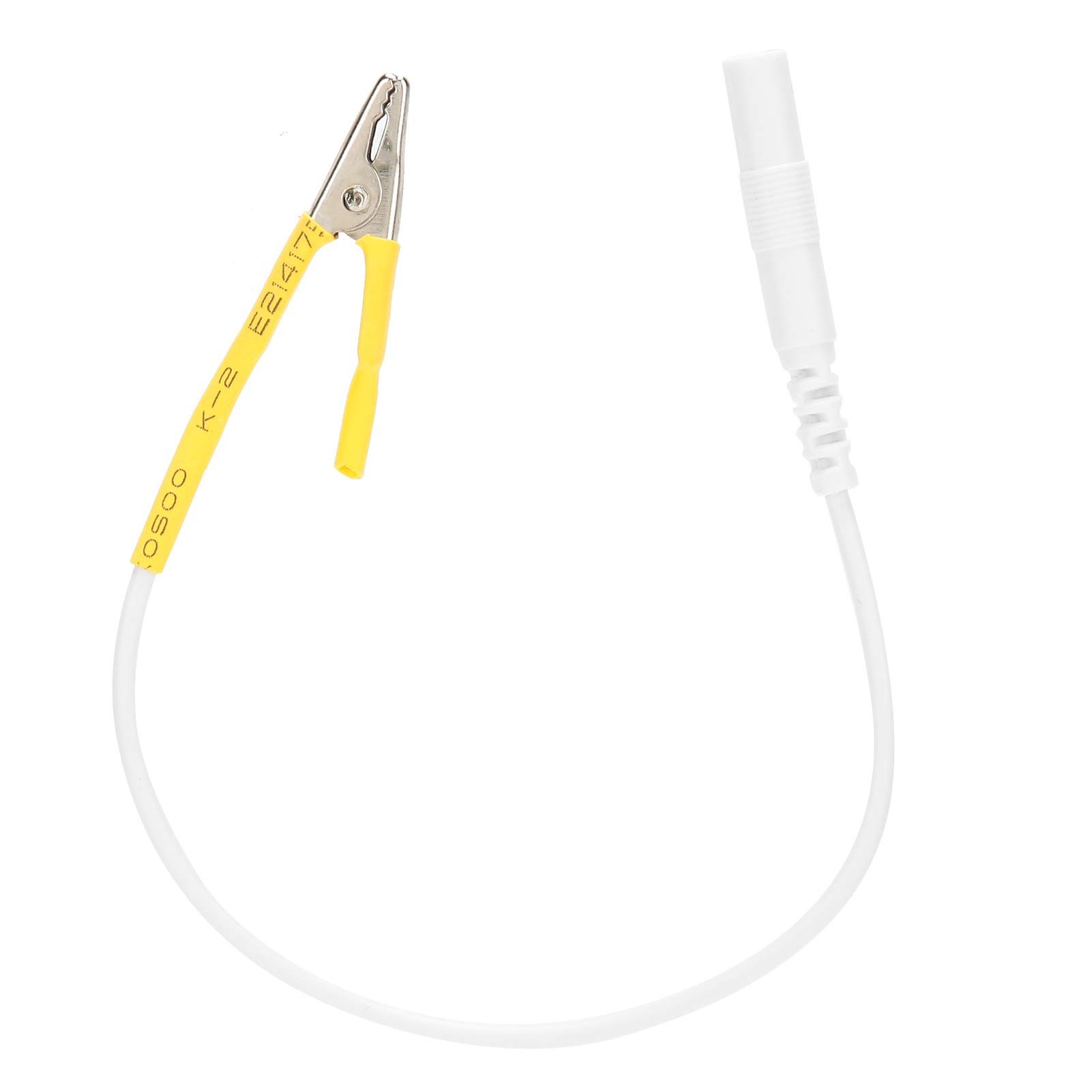 Electrode Cable, 20pcs / Bag Clip Electrode Wires Cable for Massage Machine Yellow