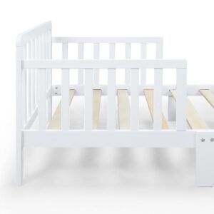 Olive & Opie Jax Toddler Bed in White