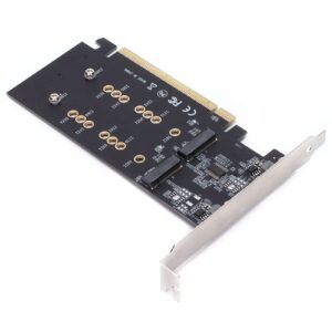 nvme pcie card, pcie nvme adapter nvme two‑plate design 3.0 x16 great workmanship environmentally durable for computer for desktop for replacement for pc