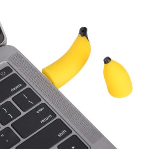 Banana Shape U Disk, PVC+Metal Supports Hot Swappable Cute Flash Drive for Backup Files or Videos(#3)