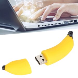 Banana Shape U Disk, PVC+Metal Supports Hot Swappable Cute Flash Drive for Backup Files or Videos(#3)