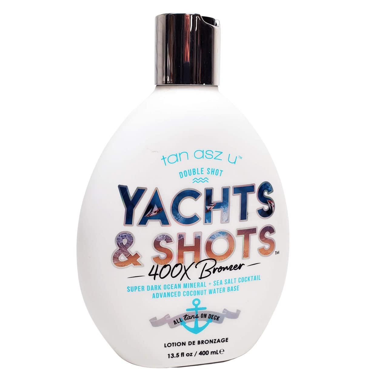 Yachts & Shots 400X Double Shot Bronzer Super Dark Ocean Mineral & Sea Salt Cocktail 13.5oz