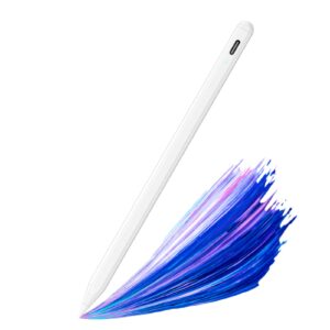 stylus pen for ipad, active bluetooth ipad pencil compatible with apple ipad/ipad pro/air/mini (2018 and later) for writing/drawing, with palm rejection, tilt sensitivity, magnetic