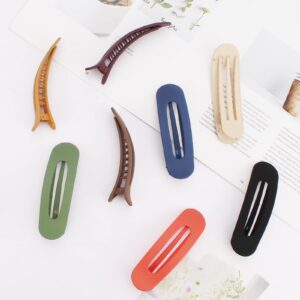 ACO-UINT Hair Clips Pack - Alligator Snap Clips for Sectioning and Styling, Flat Non-Slip French Barrettes and Accessories for Women