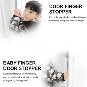 Protective Strip Child Safety Locks Door Shield Guard Doors Finger Shield Safe Lock Finger Pinch Guard Finger Pinch Protector Door Pinch Guard Protection Plug Anti-Pinch pp Baby