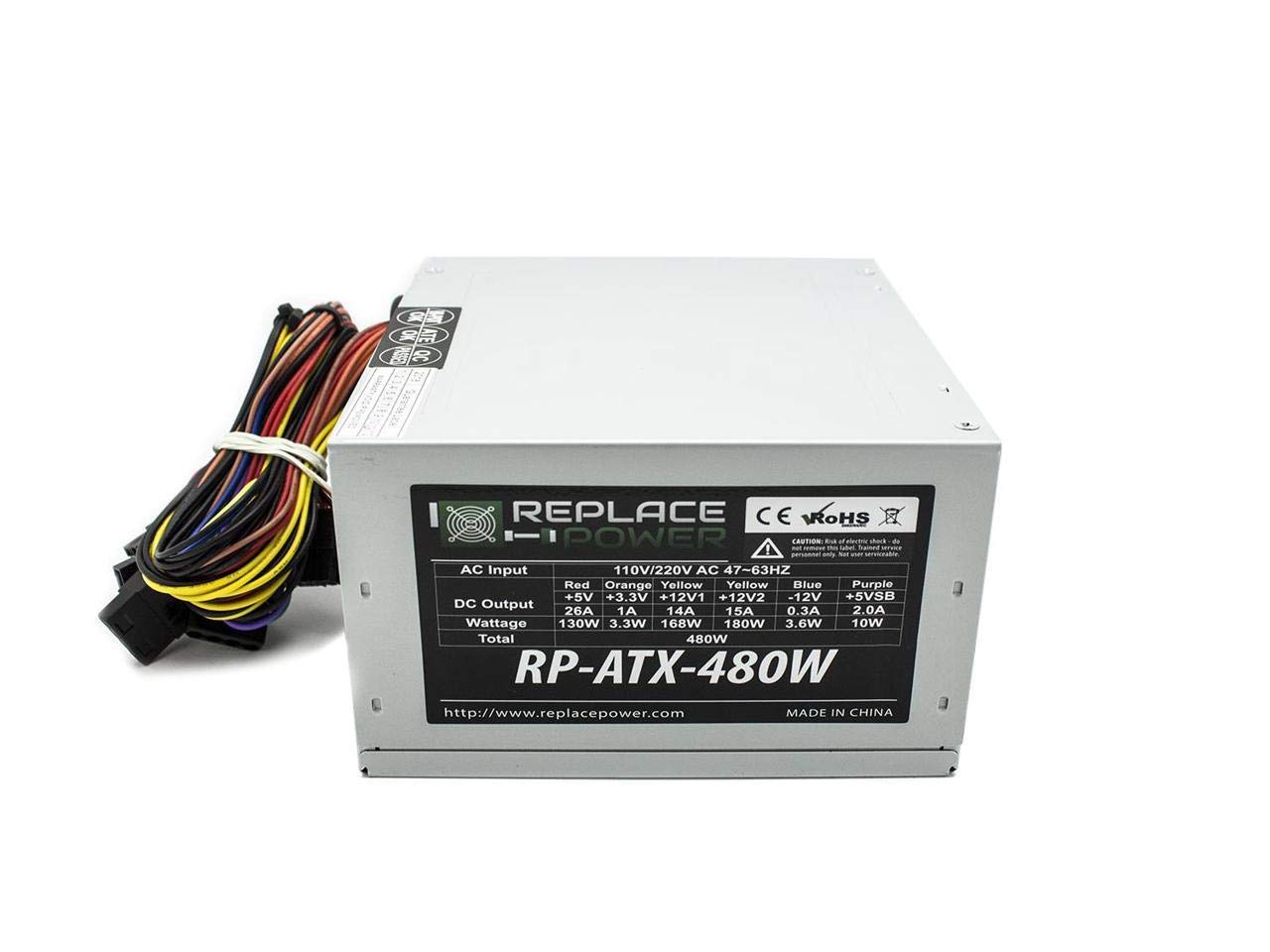 480 Watt Power Supply for HP Pavilion 585008-001 5188-2623 HP Bestec ATX0300D5WC