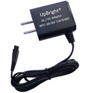 upbright 2-prong 5v ac/dc adapter compatible with pritech tgau-bcm-1138 bcm1138 bcm 1138 electric feet callus removers rsm-1505-ul men electric face shavers lithium-ion power supply battery charger