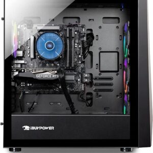 iBUYPOWER Pro Gaming PC Computer Desktop SlateMR 244i (Intel i7 11700F 2.5 GHz, AMD Radeon RX 6600 XT 8GB, 16GB DDR4, 480 GB SSD, WiFi Ready, VR Ready, Windows 11 Home)