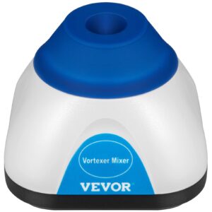 VEVOR Vortex Mixer, 6000RPM Mini Vortex Mixer Shaker, Touch Function Scientific Lab Vortex Shaker, Mix Up to 50ML, 6mm Orbital Diameter for Test Tube, Tattoo Ink, Nail Polish, Eyelash Adhesives, Paint