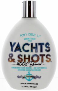 yachts & shots 400x double shot bronzer super dark ocean mineral & sea salt cocktail 13.5oz