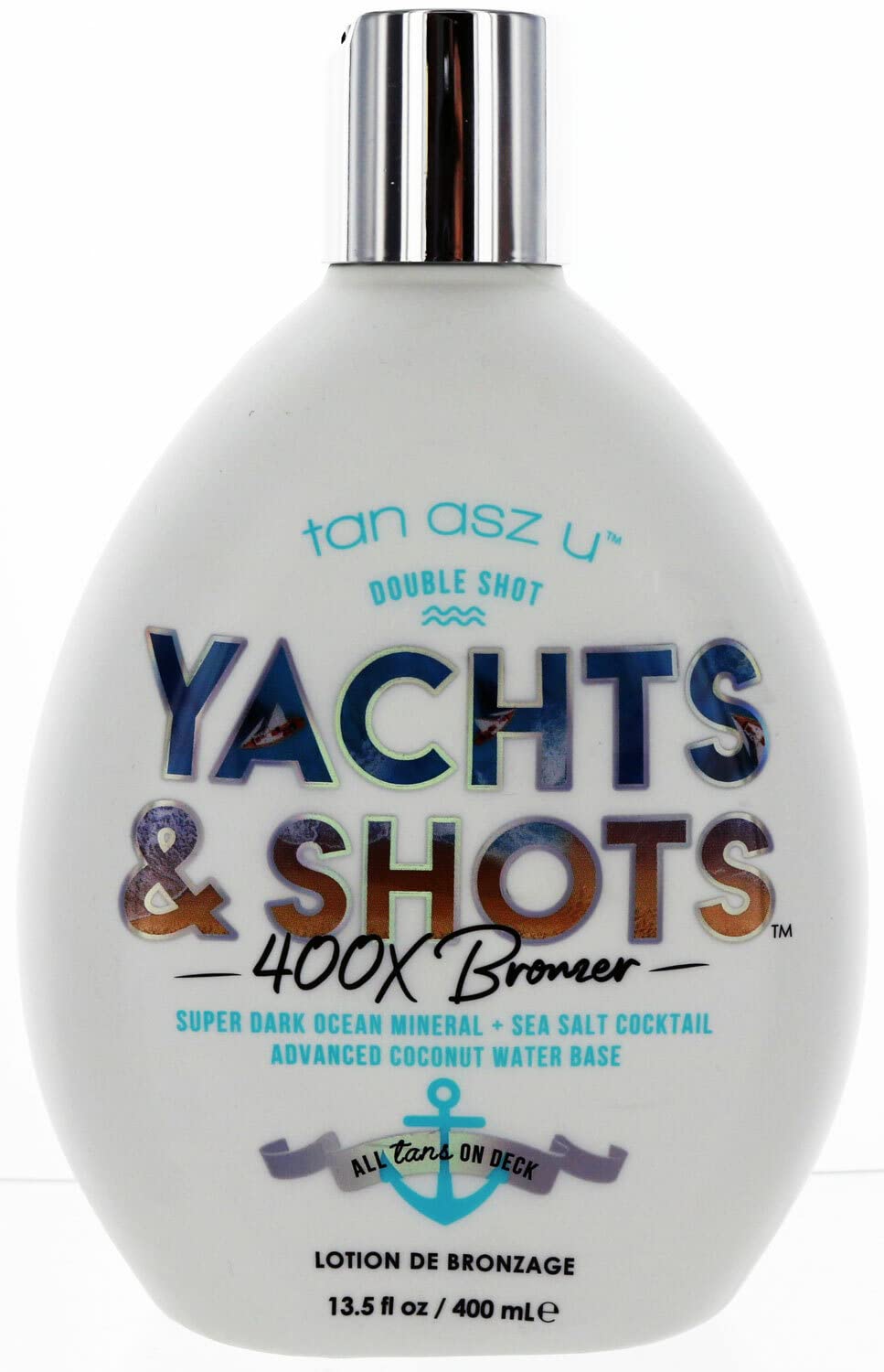 Yachts & Shots 400X Double Shot Bronzer Super Dark Ocean Mineral & Sea Salt Cocktail 13.5oz