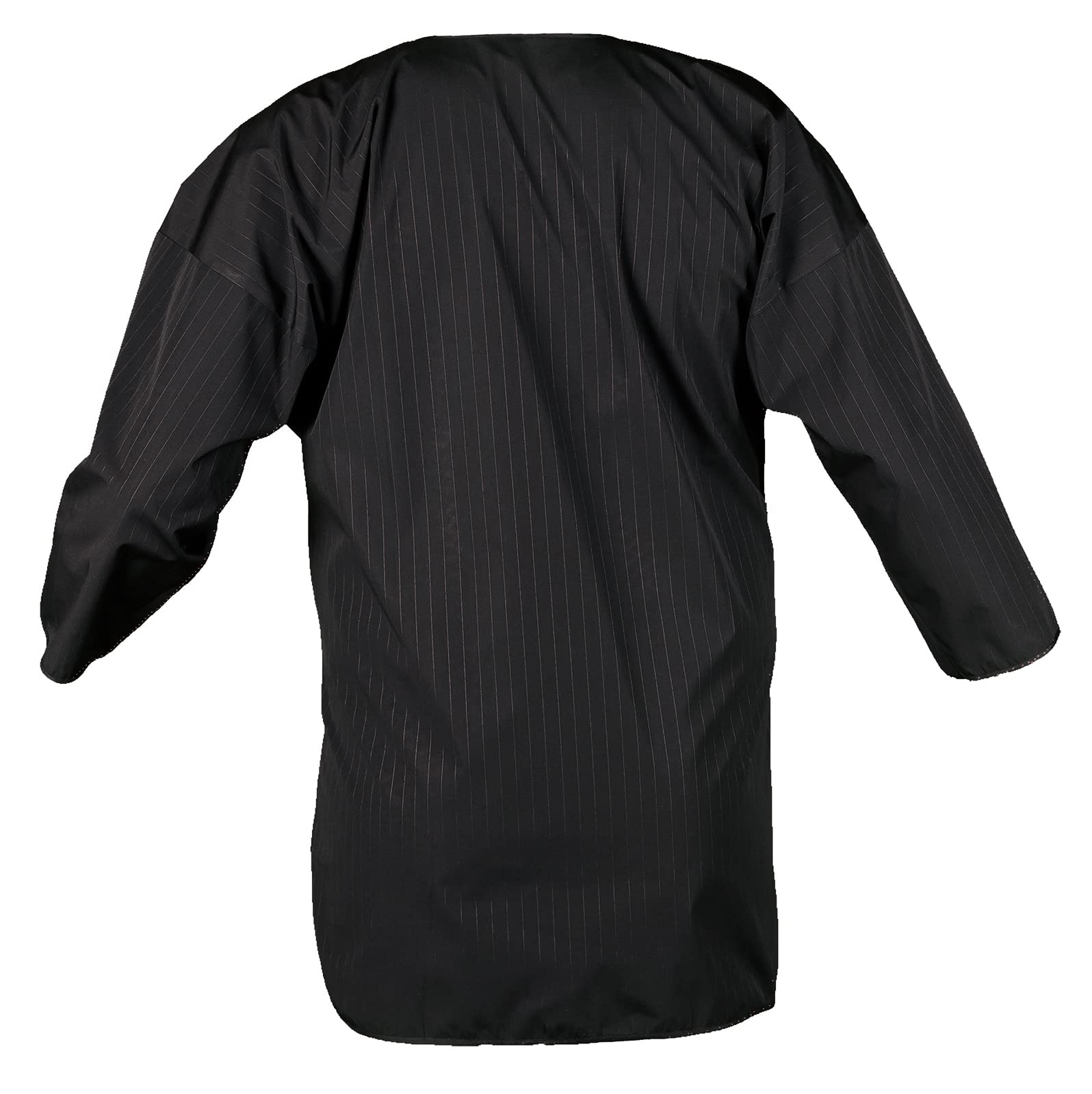 MYSMOCK Professional Smock Style Hair Saloon Guest Spa Client Black Kimono Cosmetology Uniform - Peinada Stylist Hairdresser Workwear for Unisex (CA58895)