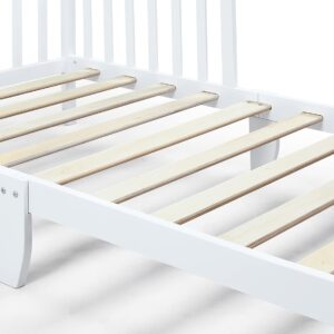 Olive & Opie Jax Toddler Bed in White