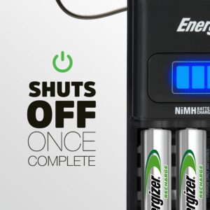 Energizer Rechargeable - Battery Kit - 6 AA and 4 AAA - Batteries with Charger Rechargeable Batteries with Powerful Charger just in an Hour 100% 4port - 4port AAA Charger